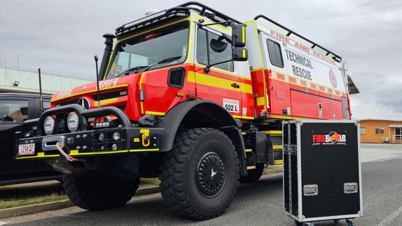 QFES Test Panel Donation – Fire Boar Australia | Expert Fire Safety ...